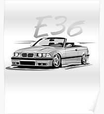Bmw E36 Posters | Redbubble