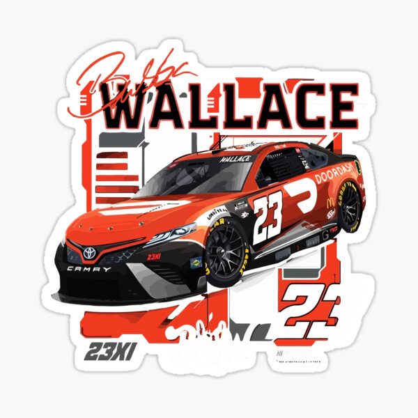 "bubba wallace 23 Nascar Racing Car" Sticker for Sale by williamsethan ...