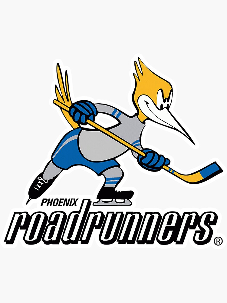 "Phoenix Roadrunners Logo" Sticker for Sale by aloffredo | Redbubble