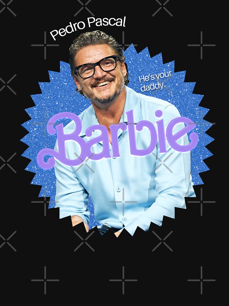 "Pedro Pascal in Barbie" Essential T-Shirt for Sale by UrFavouriteShop ...