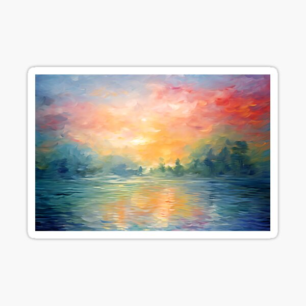 "Musical impression #5" Sticker for Sale by AIArtShopPro | Redbubble