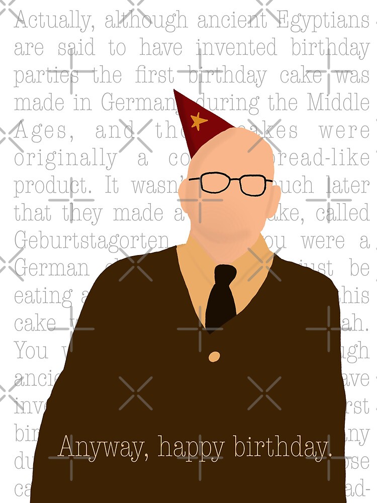 "Colin Robinson Birthday" Greeting Card for Sale by RussellJared ...