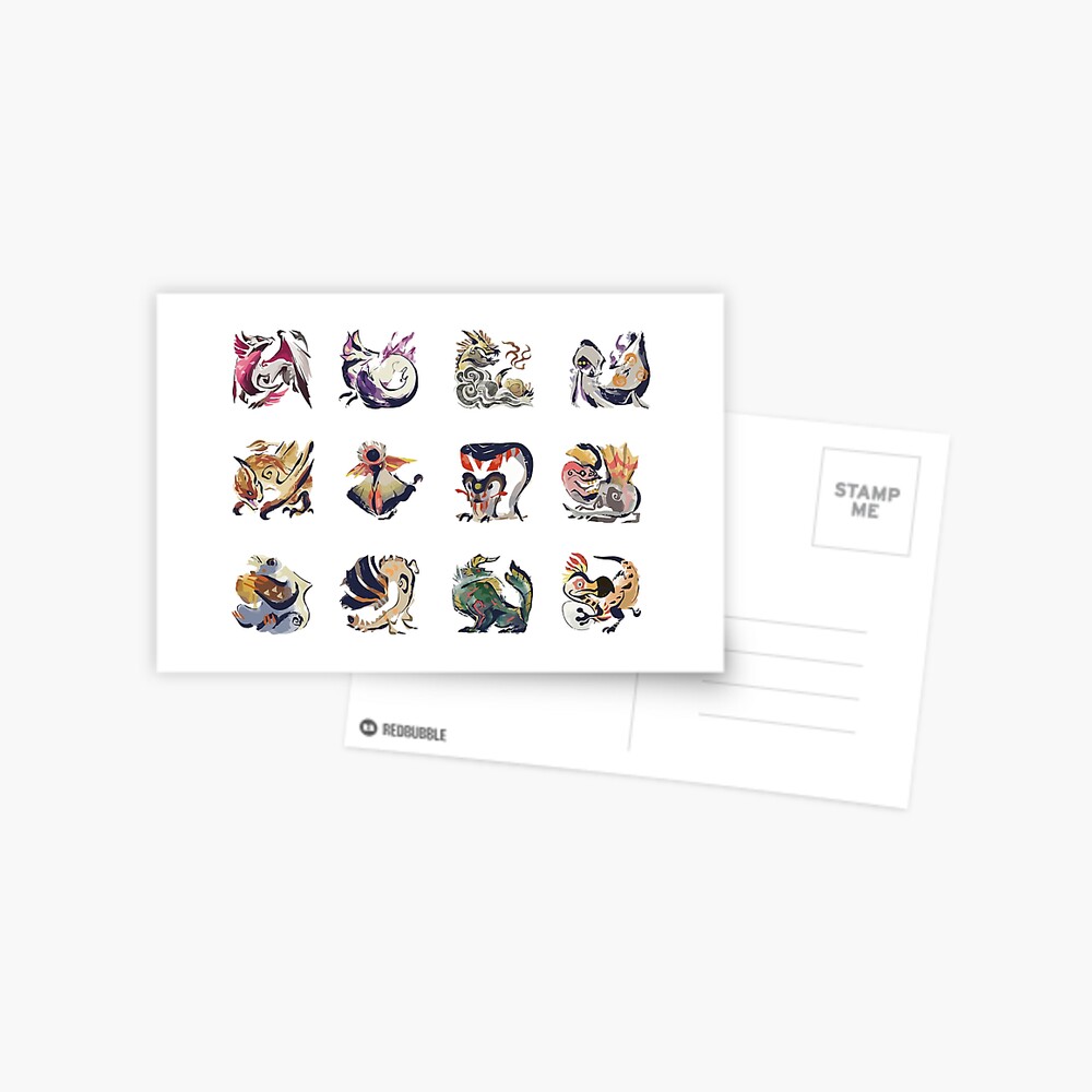 "Monster Hunter Icons: monster hunter rise pack #1" Sticker for Sale by ...