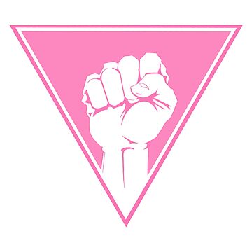 "Pink Triangle - Keep on fighting" Sticker for Sale by HansDampf ...
