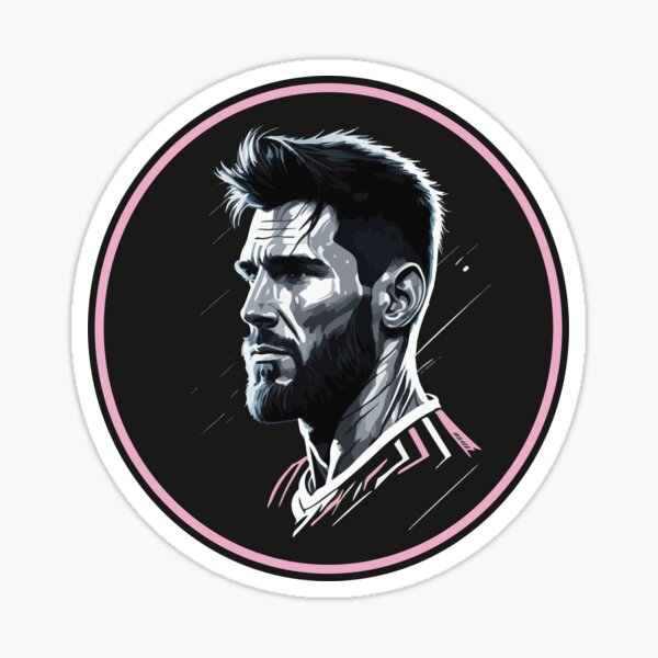 "Messi Inter Miami in America | Player Lionel Messi" Sticker for Sale ...