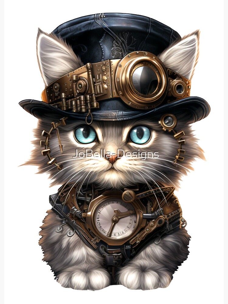 "Steampunk Kitten - Victorian Era, Fantastical, Industrial, Cyberpunk ...