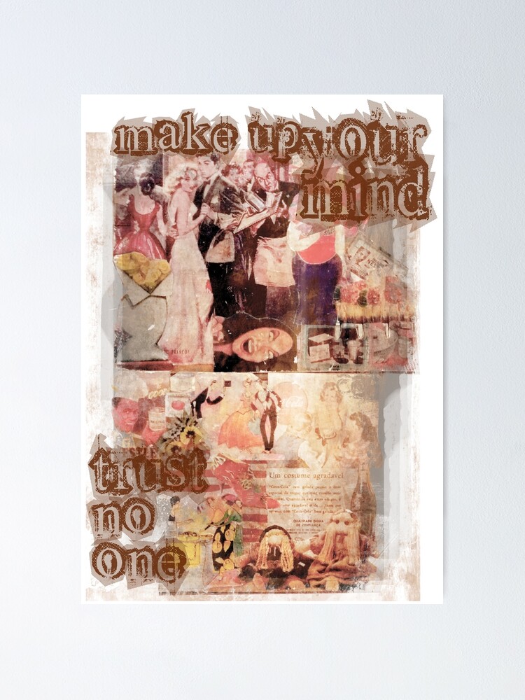 "Trust no One" Poster for Sale by sventshirts | Redbubble