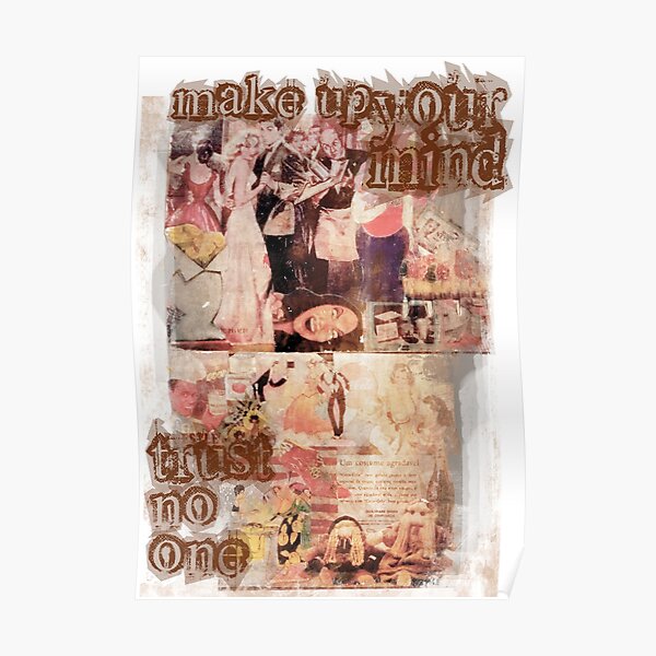 "Trust no One" Poster for Sale by sventshirts | Redbubble