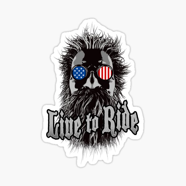 Live To Ride Stickers | Redbubble