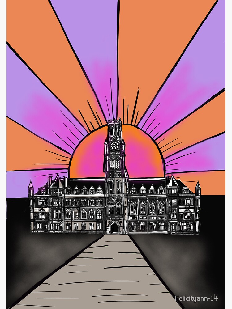 "Barrow in furness town hall " Sticker for Sale by Felicityann-14 ...