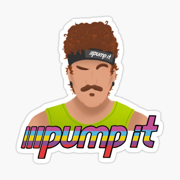 Pump it" Sticker for Sale by S D | Redbubble