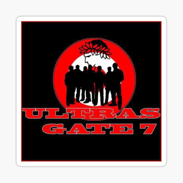 "Olympiacos Gate 7" Sticker for Sale by LilyChris | Redbubble