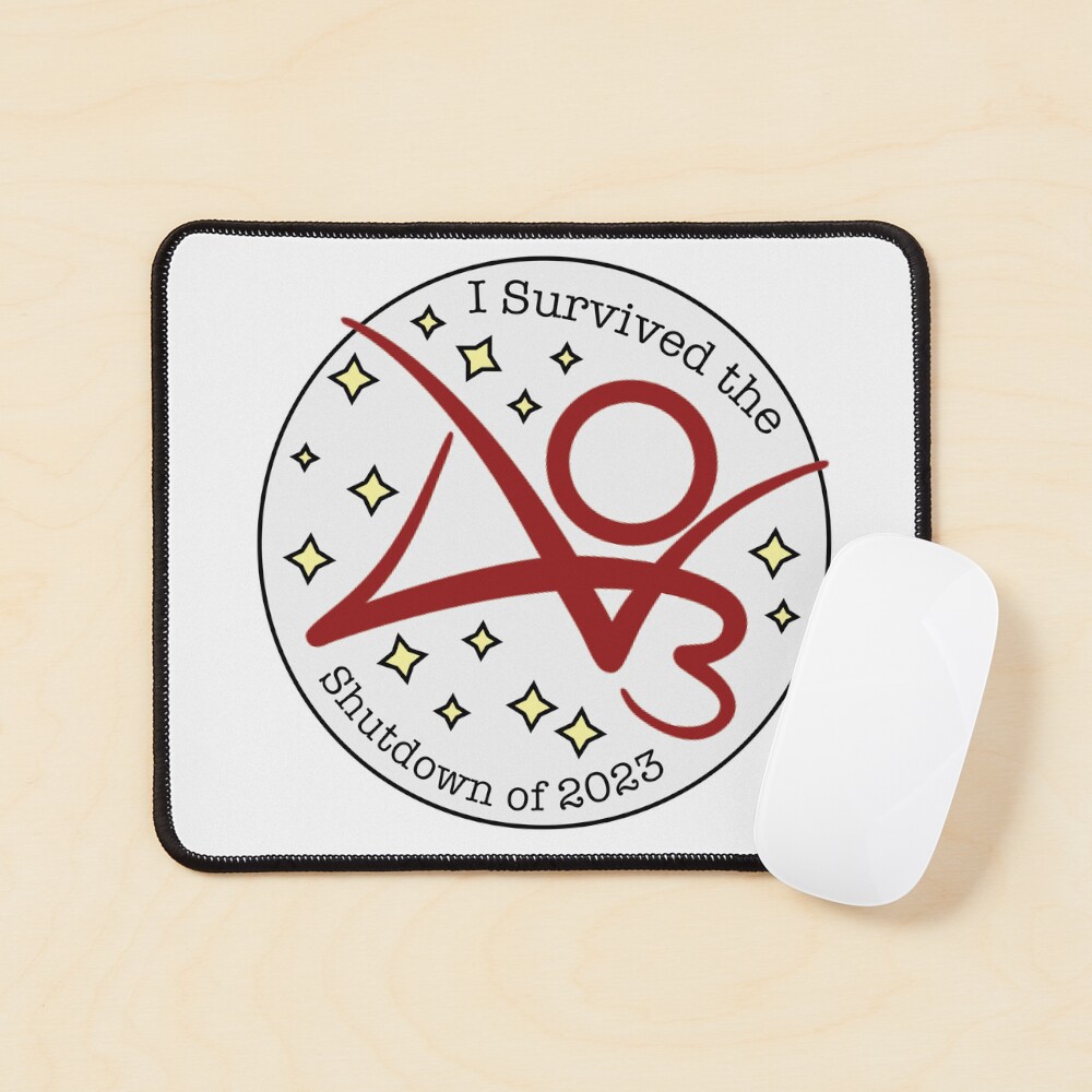 "AO3 Shutdown 2023" Sticker for Sale by broadwaycantdie | Redbubble