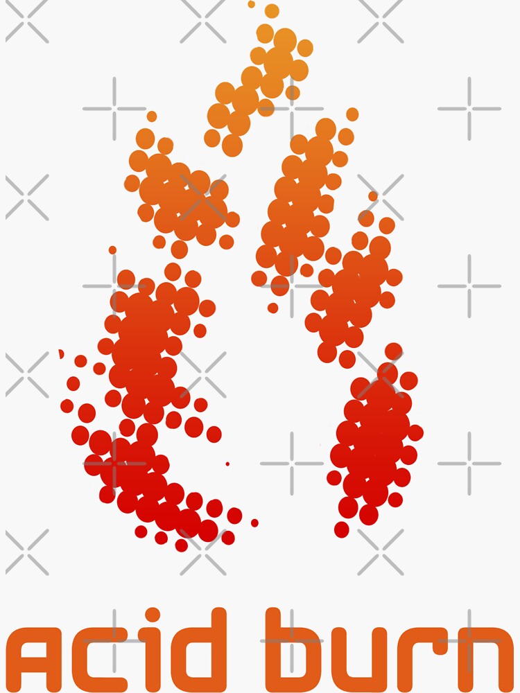 "Acid Burn" Sticker for Sale by McPod | Redbubble