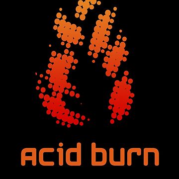 "Acid Burn" Sticker for Sale by McPod | Redbubble