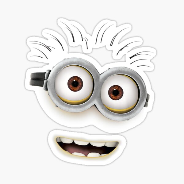 "Despicable Me Minions Phil Face" Sticker for Sale by DreuxBoivin ...
