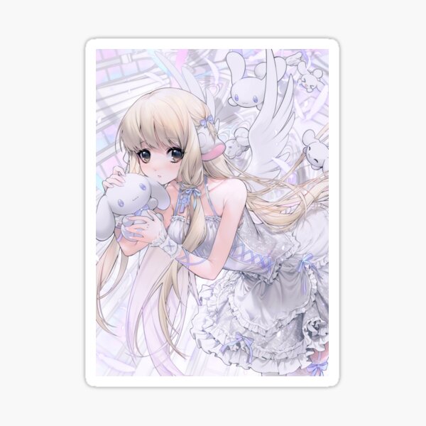 "Chobits Cinnamoroll Chi" Sticker for Sale by claramellstore | Redbubble