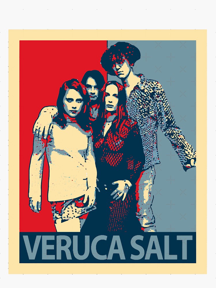 "Veruca Salt Band" Sticker for Sale by braylon-huynh | Redbubble