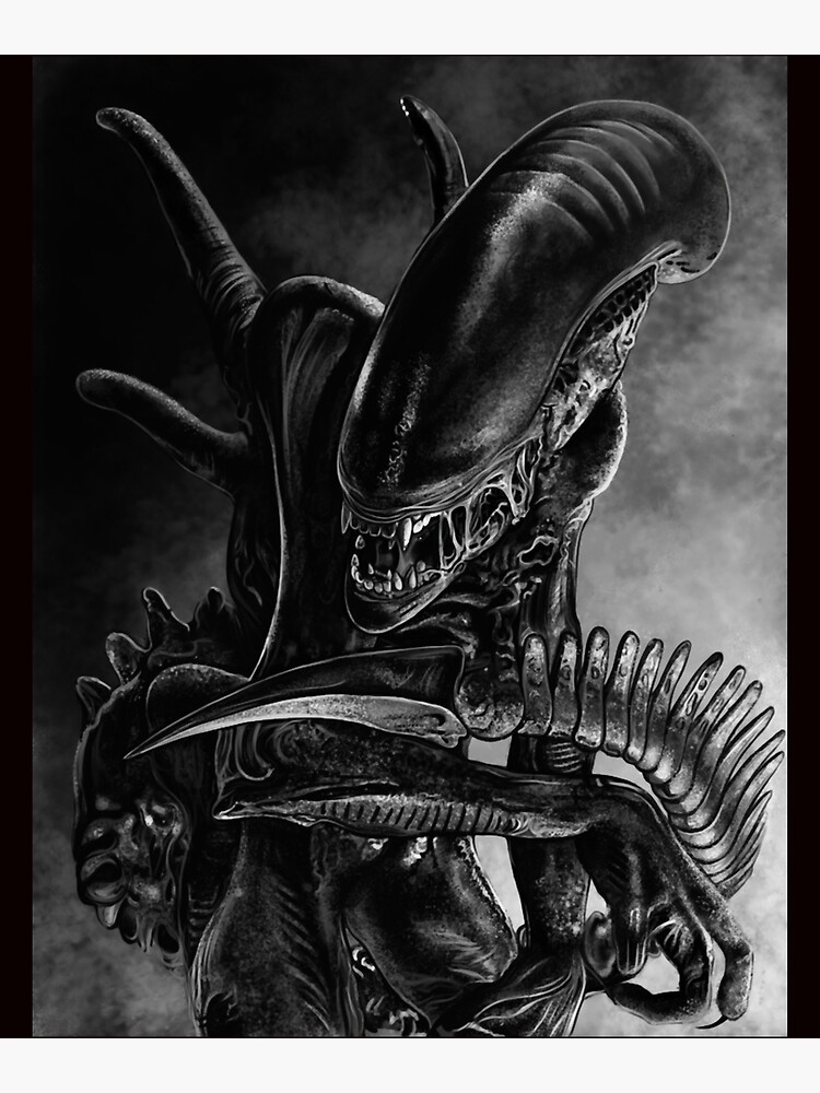 "Xenomorph " Poster for Sale by CatherPaul | Redbubble