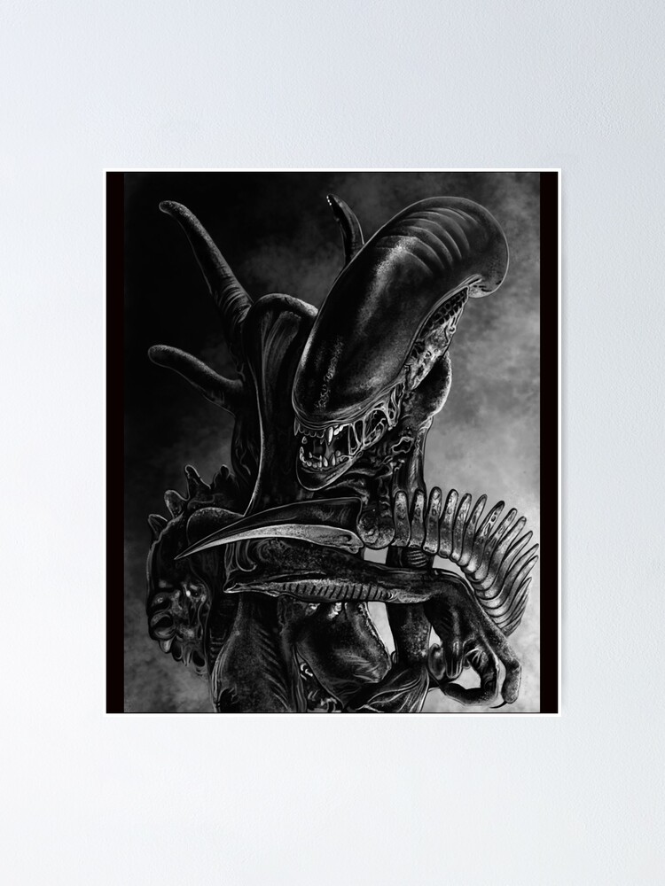 "Xenomorph " Poster for Sale by CatherPaul | Redbubble