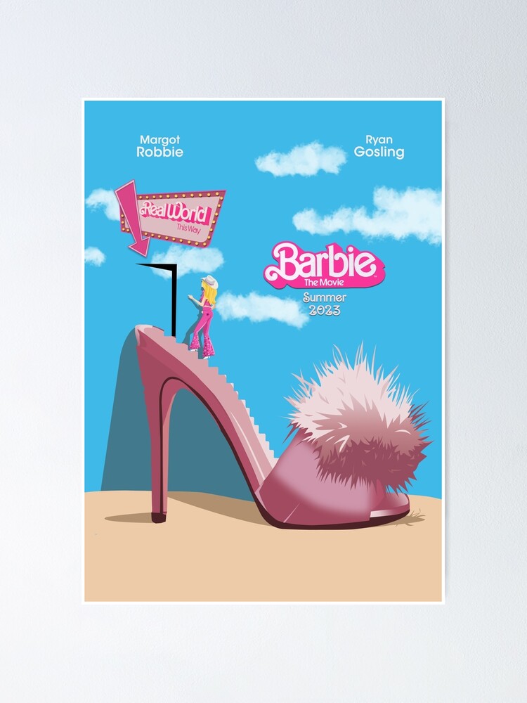 "Barbie Movie minimalist poster" Poster for Sale by Afreenarts | Redbubble
