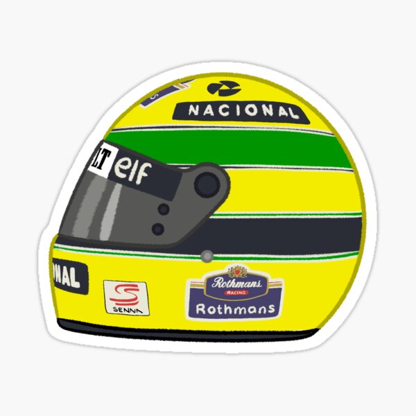 "Ayrton Senna 1994 Helmet Design" Sticker for Sale by OriDraws | Redbubble