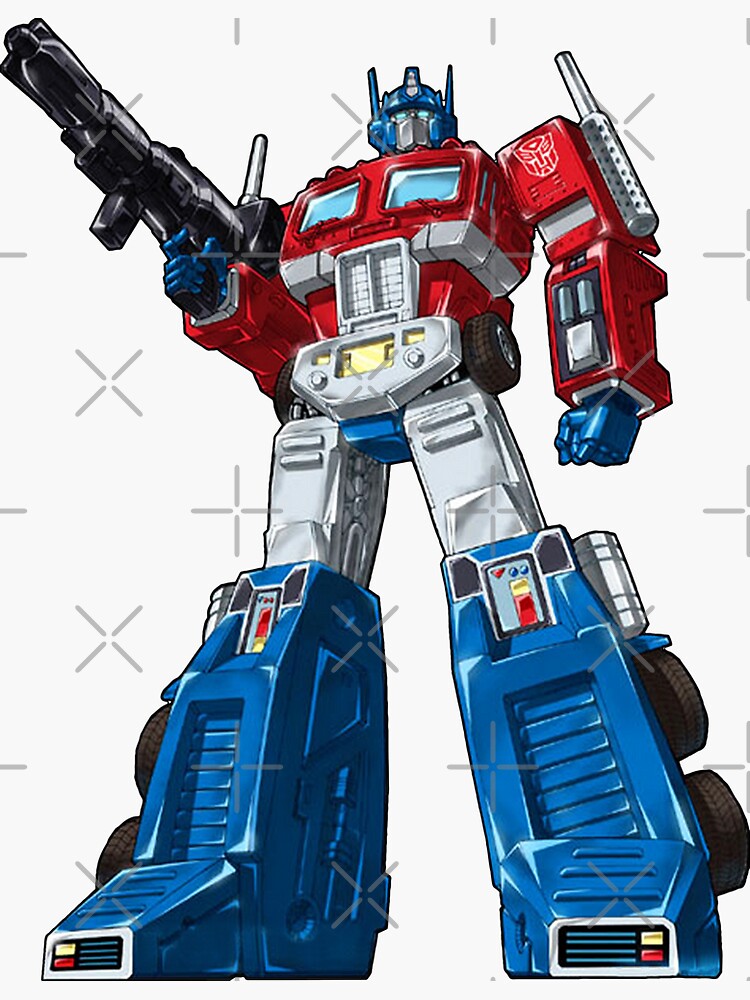 "Optimus Prime (high-resolution)" Sticker for Sale by lock-it-down ...