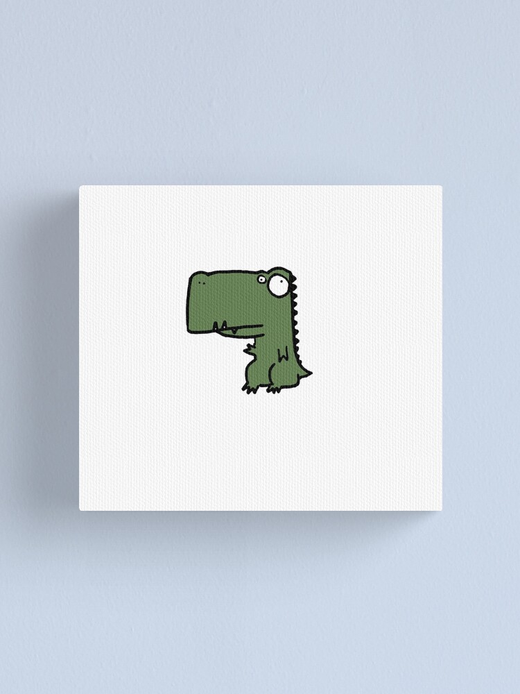"Derp Dino T-Rex" Canvas Print for Sale by ChibiTacoTruck | Redbubble