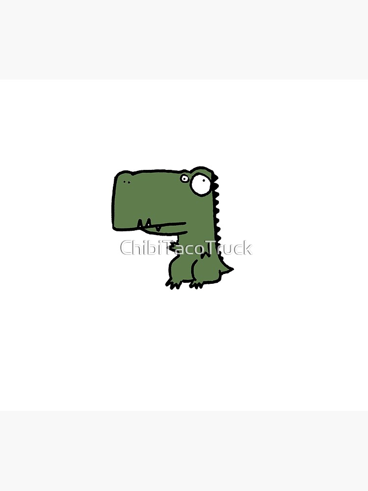 "Derp Dino T-Rex" Framed Art Print by ChibiTacoTruck | Redbubble