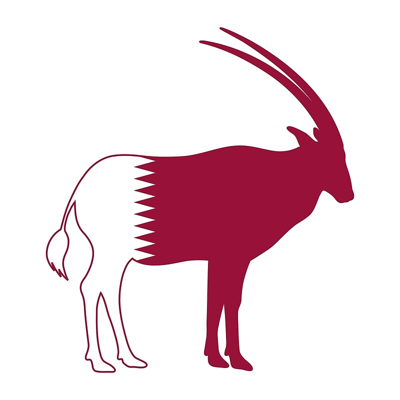 "Flag Oryx of Qatar" by fourretout | Redbubble