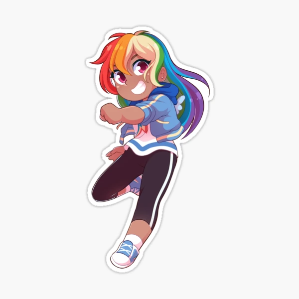 Rainbow Dash Chibi Human Rainbow Dash