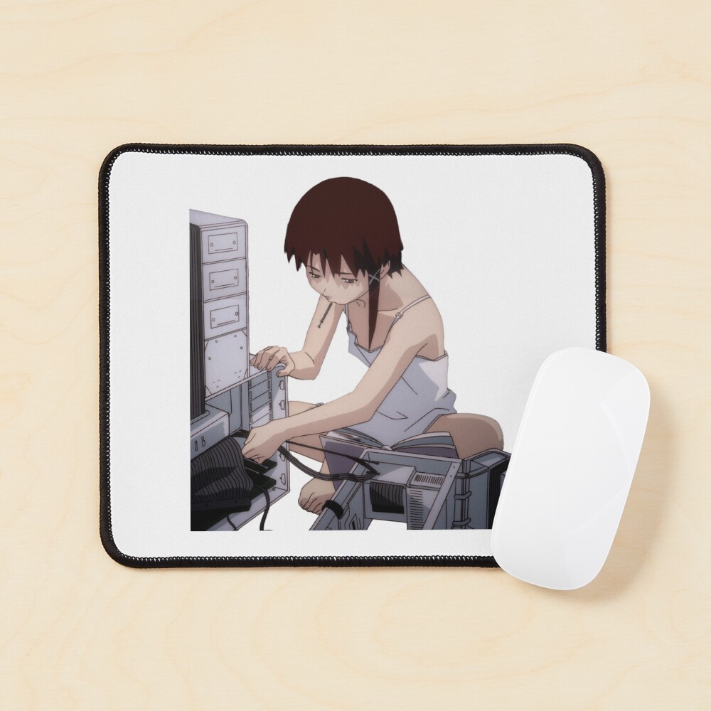 "Lain computer" Sticker for Sale by scarletfumo | Redbubble