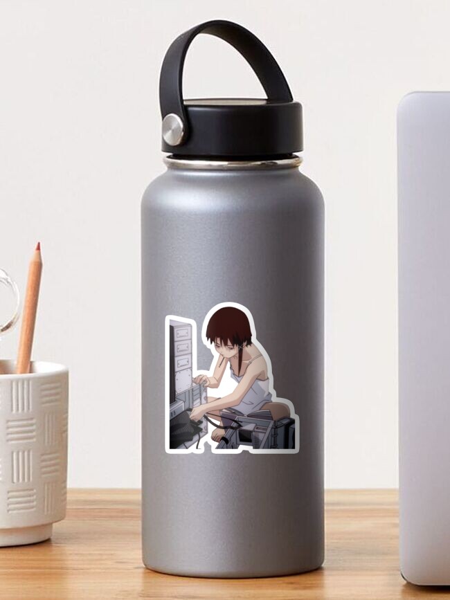"Lain computer" Sticker for Sale by scarletfumo | Redbubble
