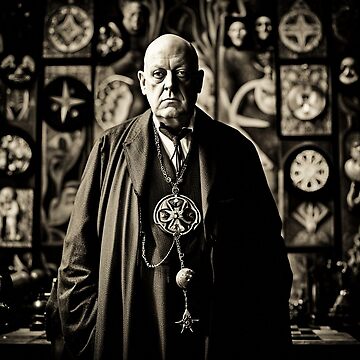 "Aleister Crowley" Sticker for Sale by WskyArt | Redbubble