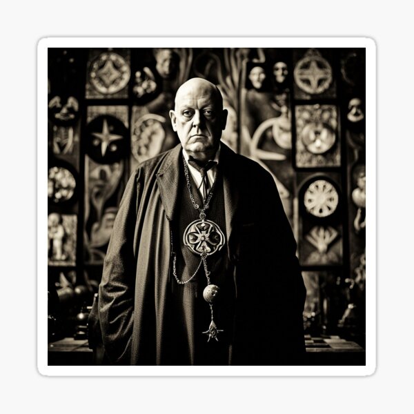 "Aleister Crowley" Sticker for Sale by WskyArt | Redbubble