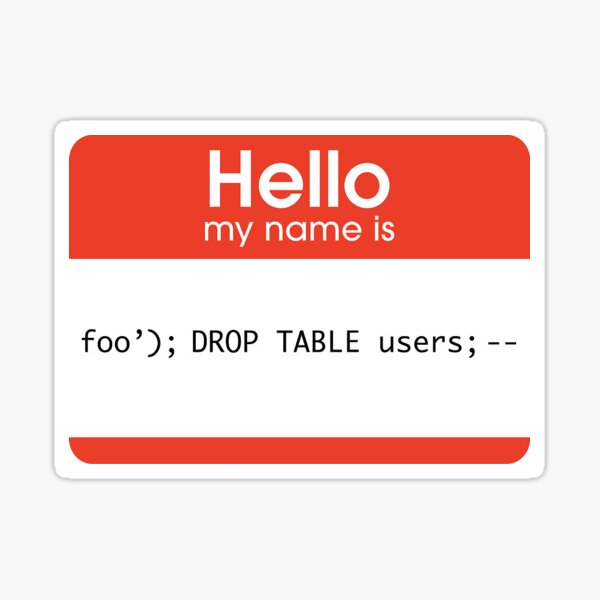 Sql Injection Stickers | Redbubble