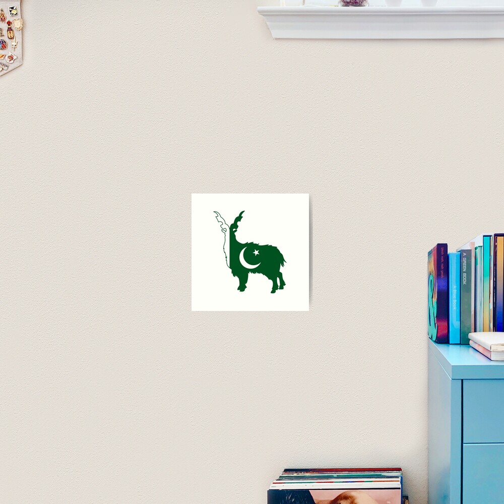 "Flag Markhor of Pakistan" Art Print for Sale by fourretout | Redbubble
