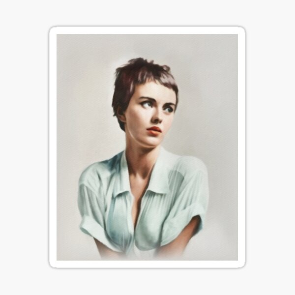 "Jean Seberg, Actress" Sticker for Sale by Hollywoodize | Redbubble