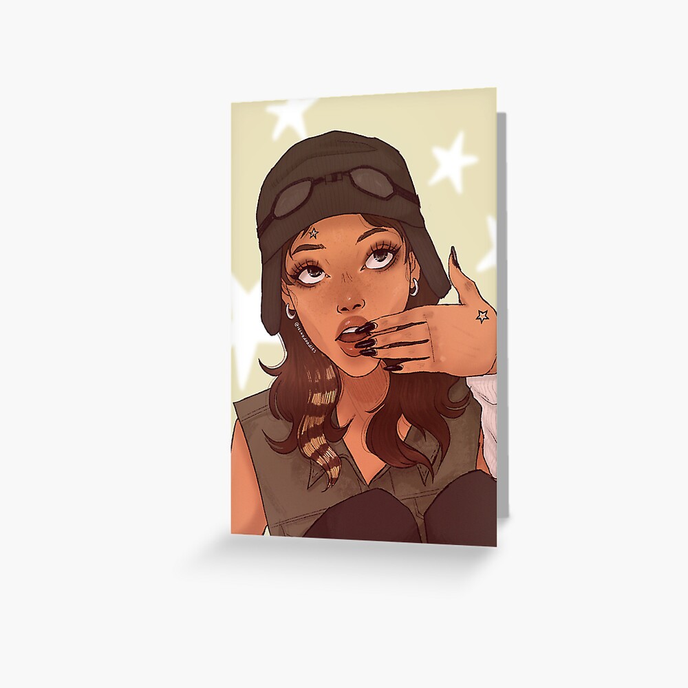 "Star Girl Gasp" Sticker for Sale by Leckydoodless | Redbubble