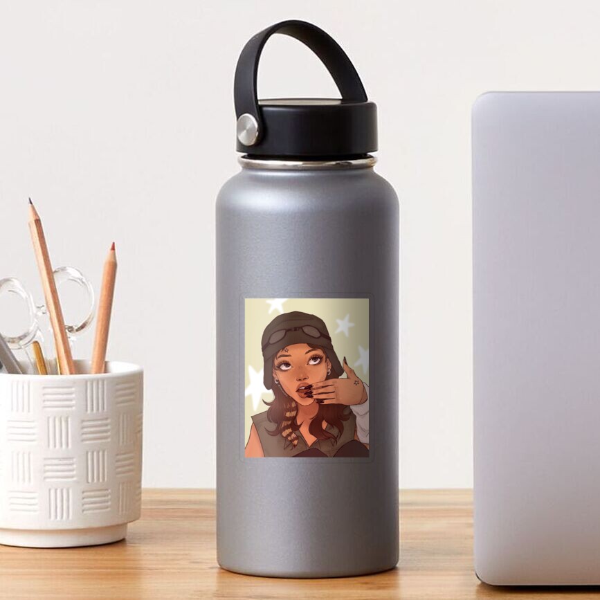 "Star Girl Gasp" Sticker for Sale by Leckydoodless | Redbubble