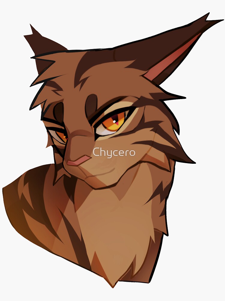 "Brambleclaw / Bramblestar Warrior Cats" Sticker for Sale by Chycero ...