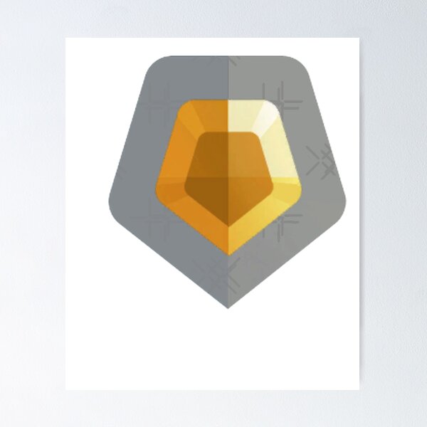 "Gold 1 Rank" Poster for Sale by RebecaHolton | Redbubble