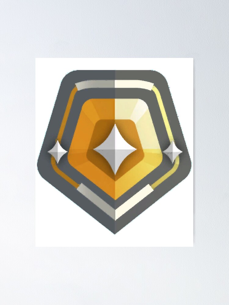 "Gold 3 Rank Active" Poster for Sale by RebecaHolton | Redbubble