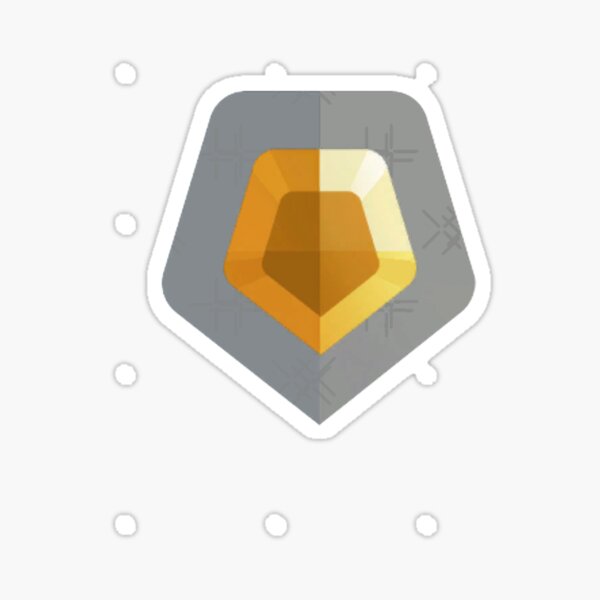 "Gold 1 Rank" Sticker for Sale by RebecaHolton | Redbubble