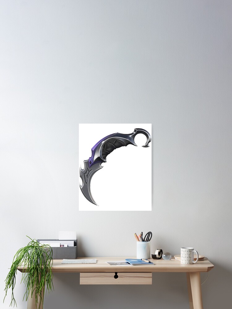 "Reaver Karambit Spray" Poster for Sale by RebecaHolton | Redbubble