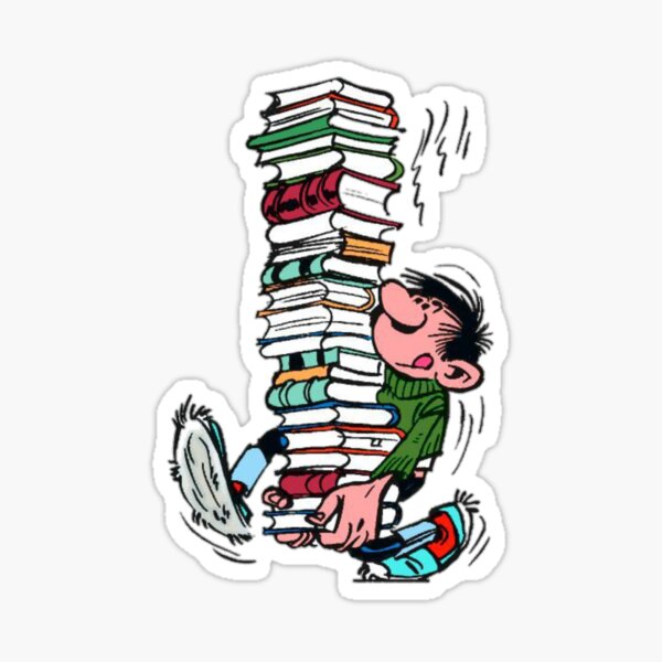 "Gaston lagaffe" Sticker for Sale by Yourfavstoree | Redbubble