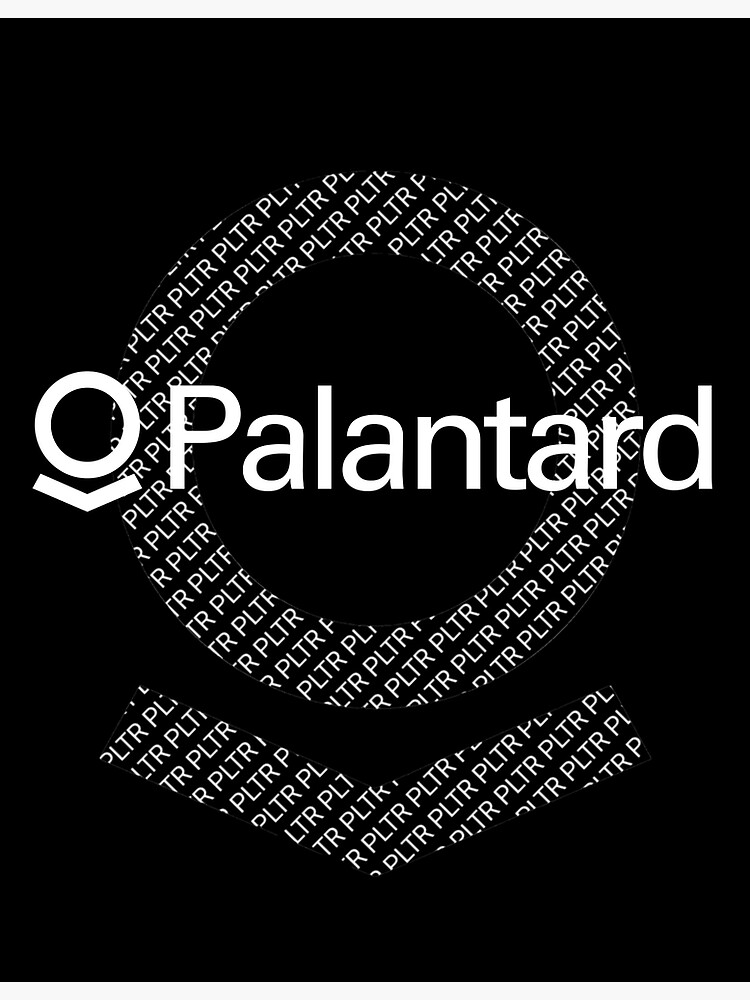 "Palantir PLTR Palantard inset" Poster for Sale by PLTRfans | Redbubble