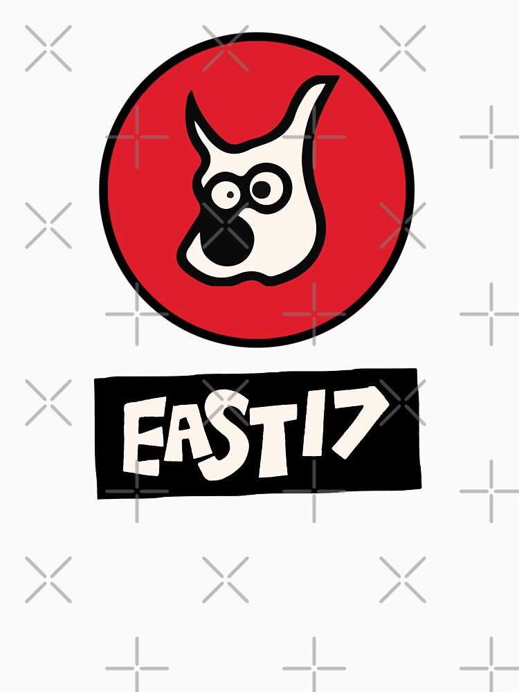 "EAST 17" T-shirt for Sale by postars | Redbubble | e17 t-shirts - dog ...