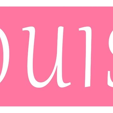 "Louisa Girls Name" Sticker for Sale by jeallan | Redbubble