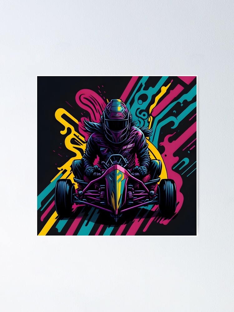 "Go Kart " Poster for Sale by imabbasanwar | Redbubble